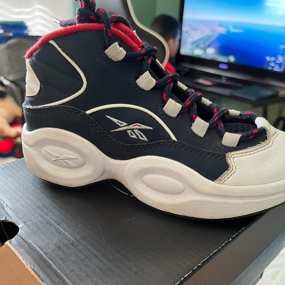 Shoes | Blue And White Iversons | Poshmark